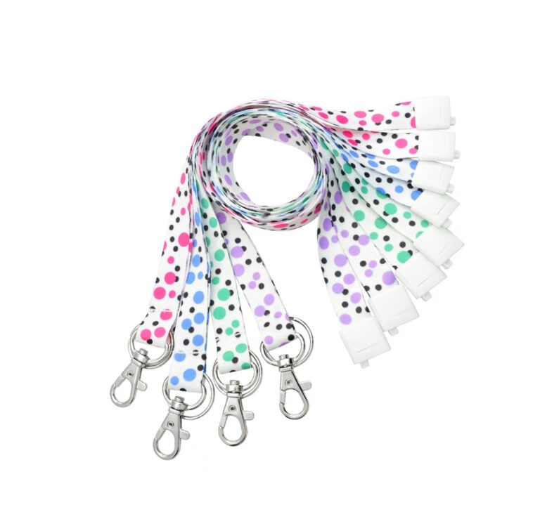 PDL Polka Dot Breakaway Lanyard with Belt Loop Badge Reel – Community ...