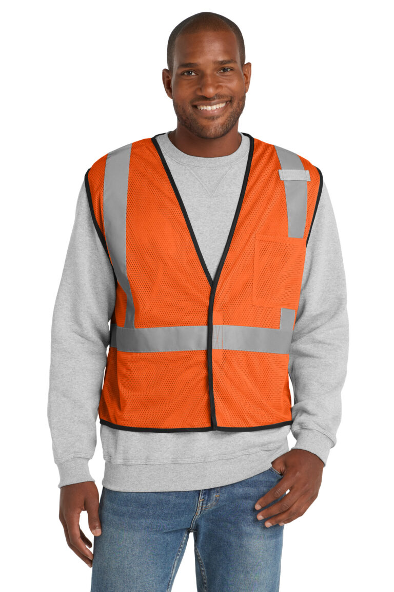 CornerStone ANSI 107 Class 2 Economy Mesh One-Pocket Vest. CSV100 ...