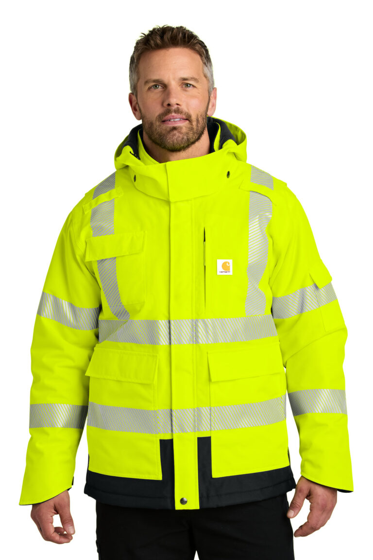 Carhartt ANSI 107 Class 3 Waterproof Heavyweight Insulated Jacket ...